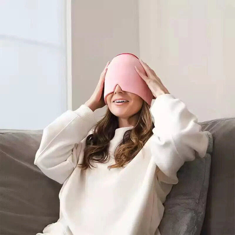 Headache Relief Ice Cap – Hot & Cold Compression Migraine Hat - 50% OF ...